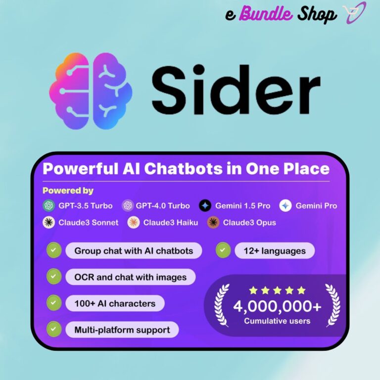 Get Sider AI subscription at Rs 198 Per month